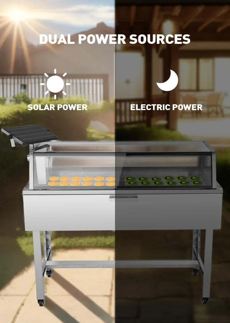 Solar Fruit Dryer Food Dehydrators With Electric Heating Sources For ...