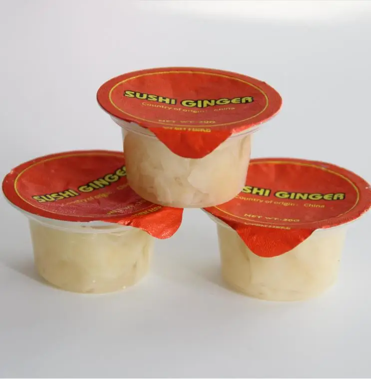 Mini Package 30g Small Jelly Cup Ginger Slice Pickled Sweet Taste Sushi ...