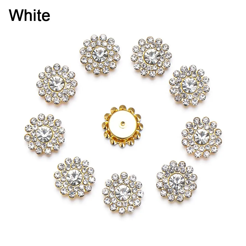 Rhinestone Embellishments Flatback Jewelry Crystal Buttons Crafts Diy ...