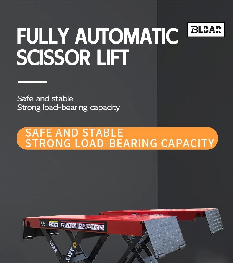 3t Hydraulic Car Lift Elevator - 1.2M Cheap Scissor Lift