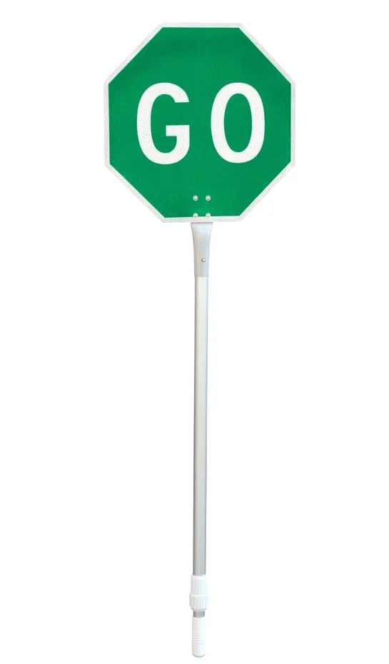 School Crossing Patrol Reflective Stop Signs by Optraffic