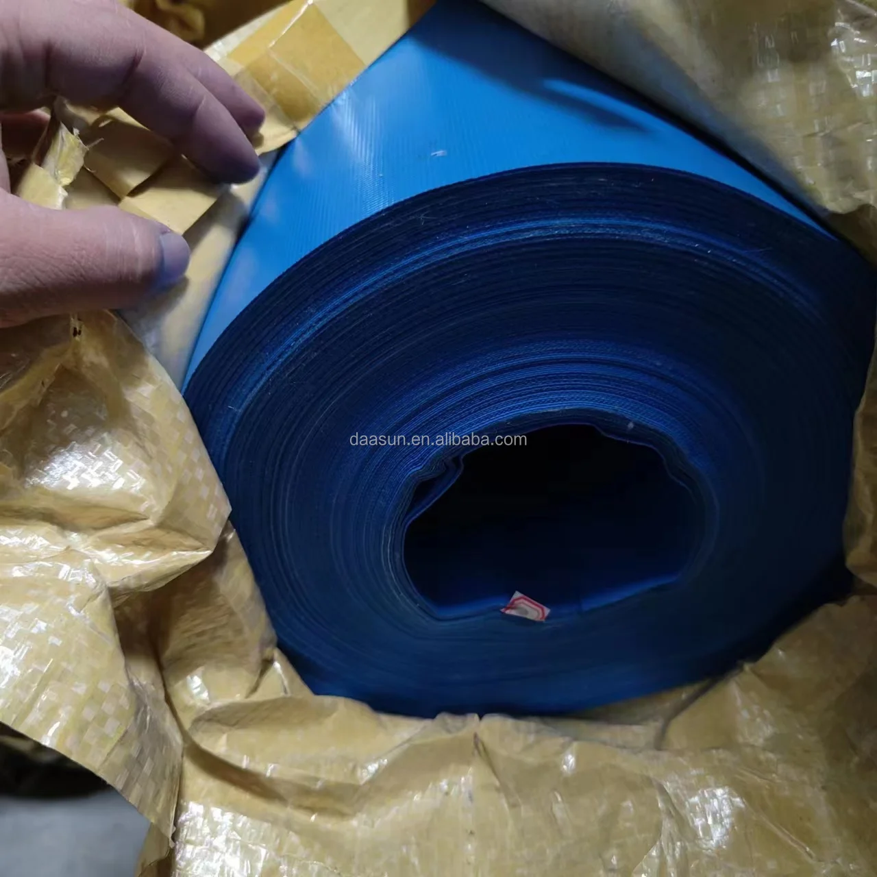 Ready to Load Good Quality a Grade PVC Coated Fabric Stock Lot, PVC ...