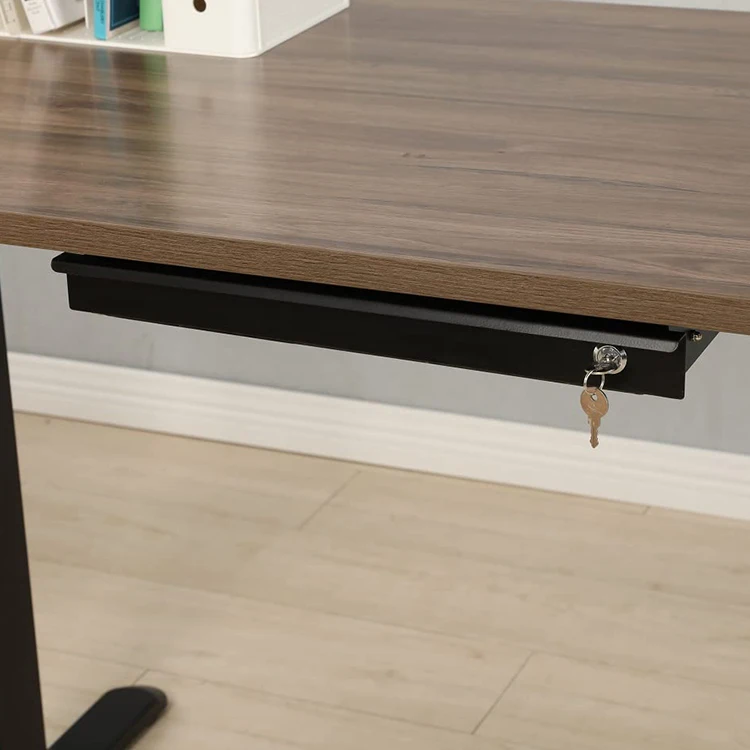 Jh-mech Under Desk Drawer With Shelf Home Office Double Layers Sliding ...