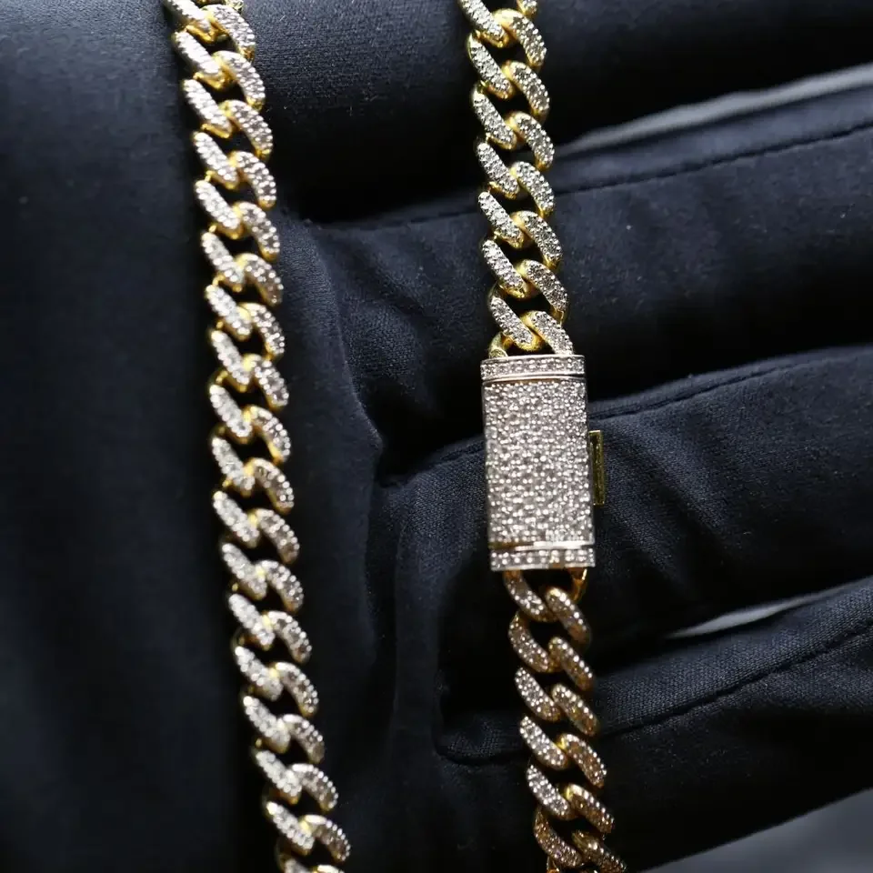 Bulk Supply New Design Hip Hop New Wholesale Diamond Cuban Link Chain ...