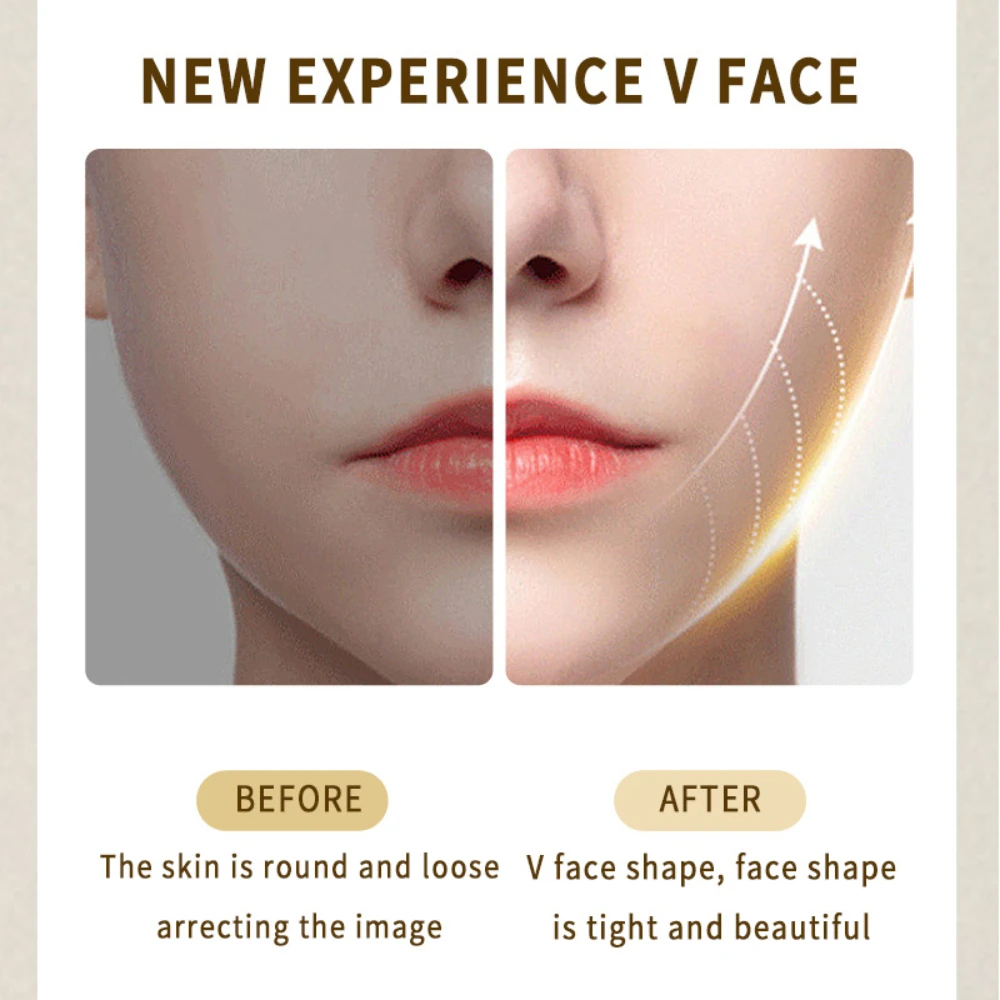 Double Chin V Shaped Face Lift Belt Micro-current Vibration Face ...