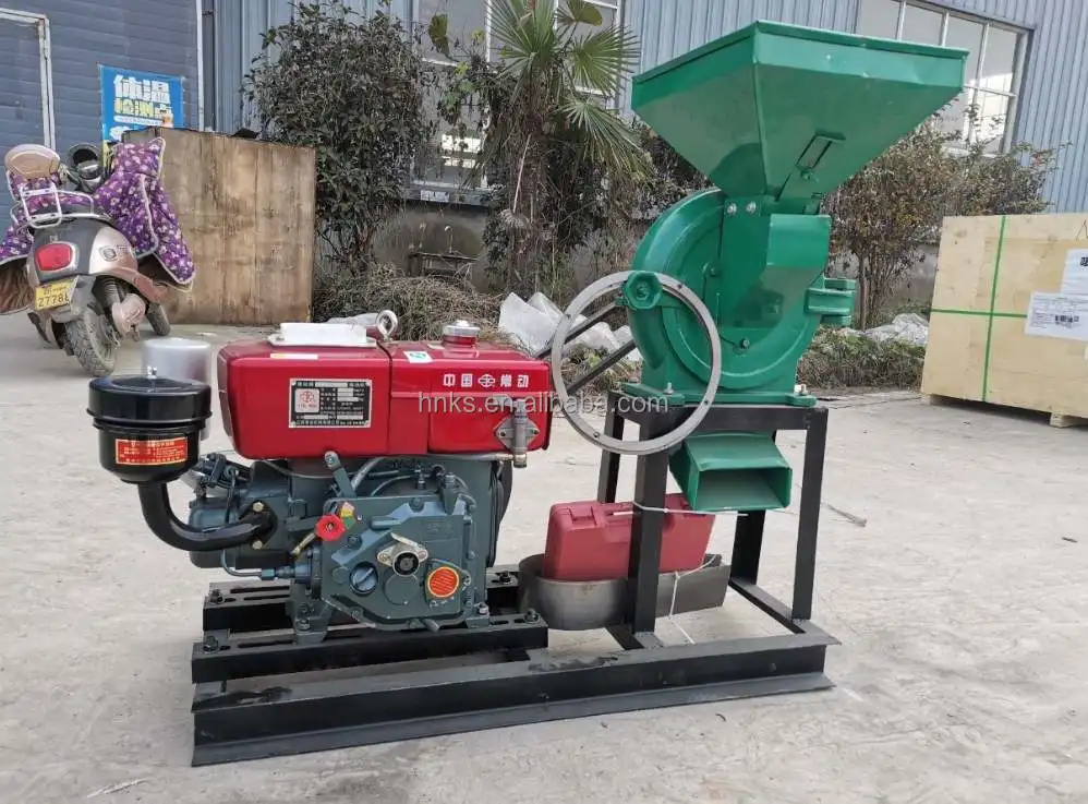 Diesel Engine Cereal Mill Grinding Machine - Efficient & Durable