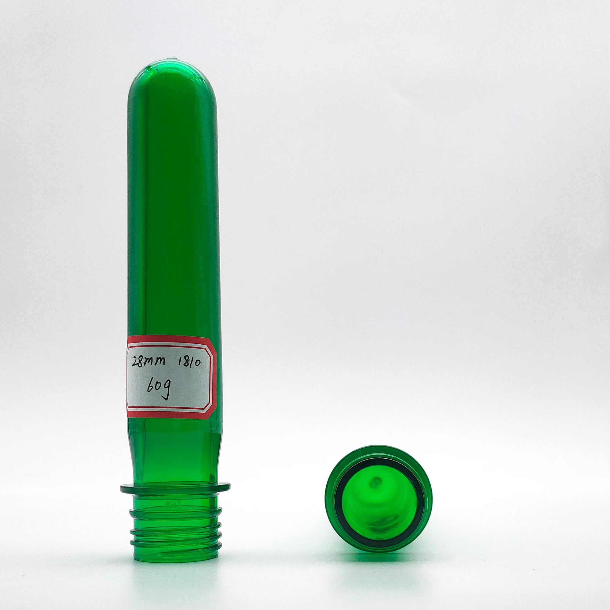 Custom Green Color 28mm Neck Pco 1810 60g Plastic Pet Water Bottle ...