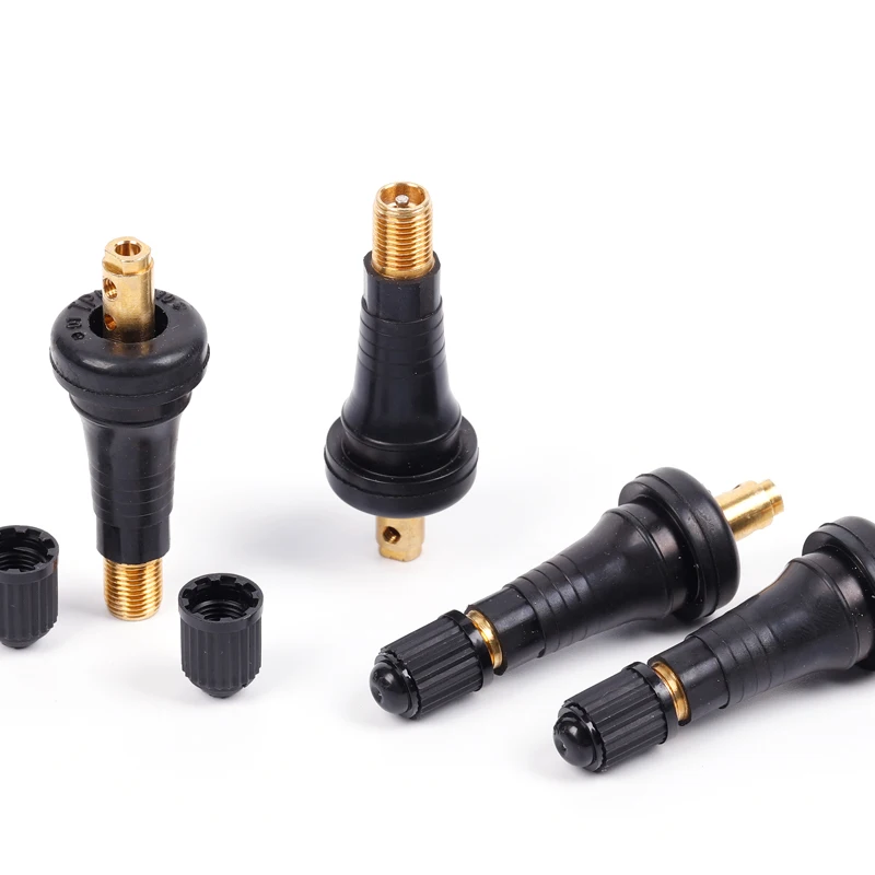 Tpms-39 For Tubeless Car Tire Valve Brass Rubber Tire Valve Auto Parts ...