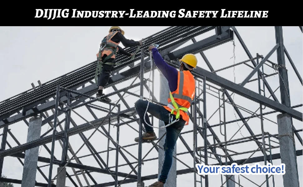 High Strength Retractable Wire Rope Fall Arrester - Durable