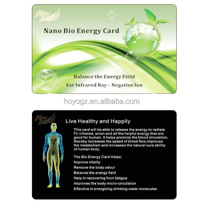 Terahertz Energy Saver Negative 20000 Ions Electric Saving Card Bio ...