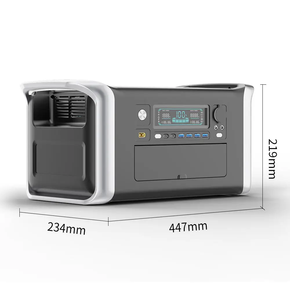 Outdoor Emergency Solar Generator Portable Battery New Energy 110v 220v ...