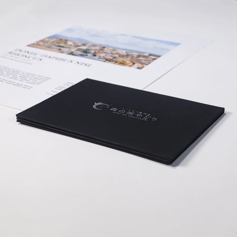 Texture Black Card Paper Custom VIP Gift Card Packaging Box Magetic ...