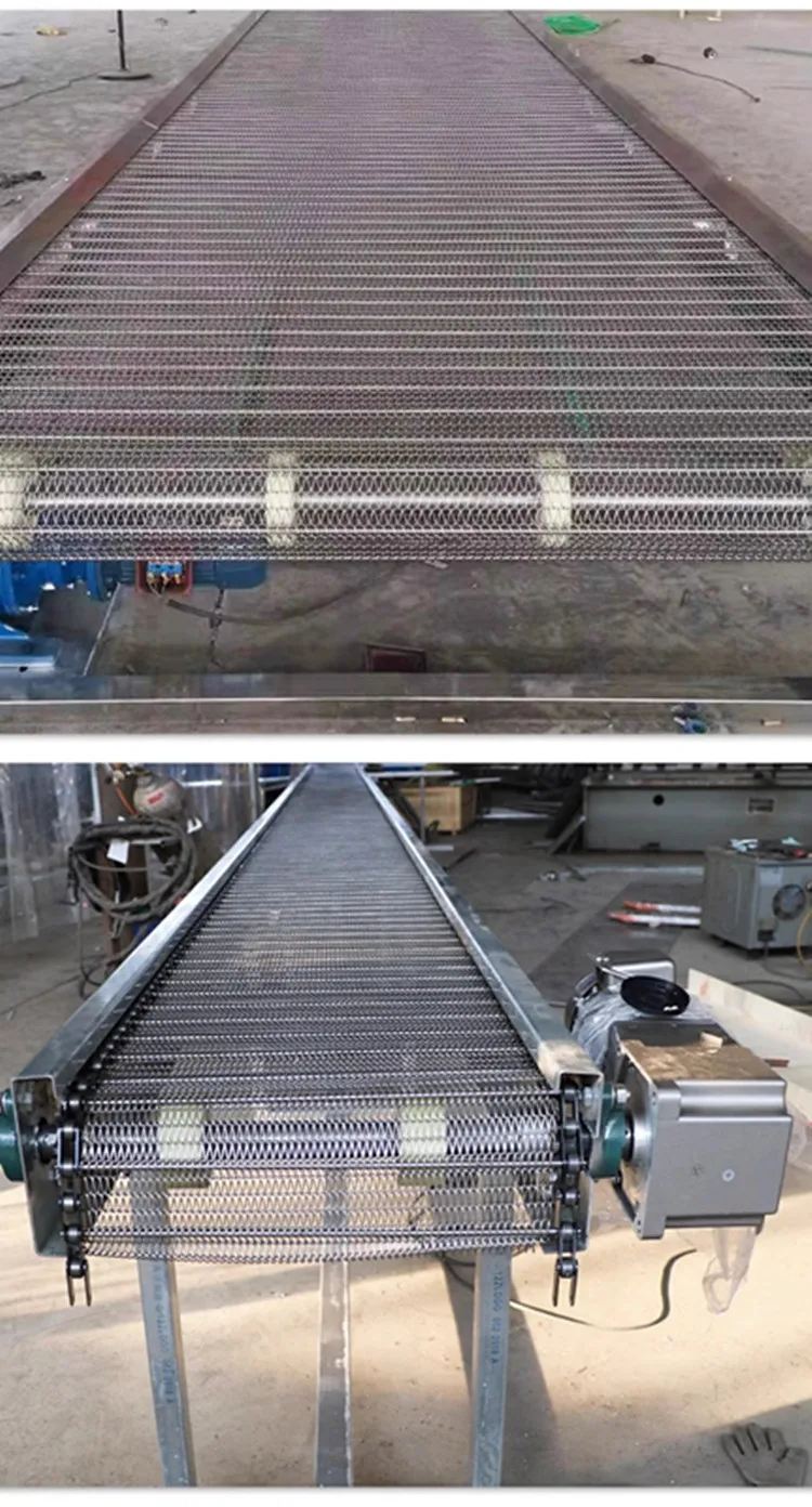 Custom Stainless Steel Wire Mesh Conveyor Belt Food Conveyor/bottle ...