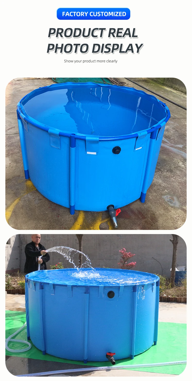 Wholesale New Product Pvc Flexible Water Tank Fish Farming Tank Pvc ...