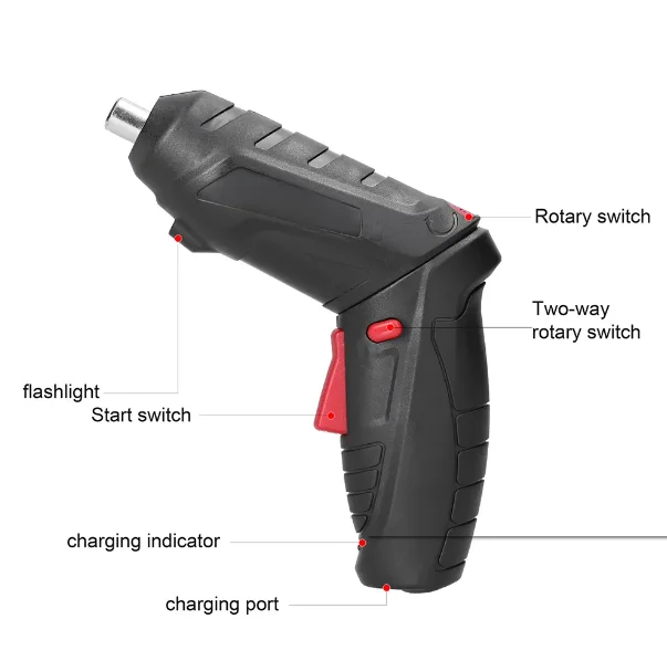 48 In 1 Portable Rechargeable Lithium Battery Electric Drill Kit ...