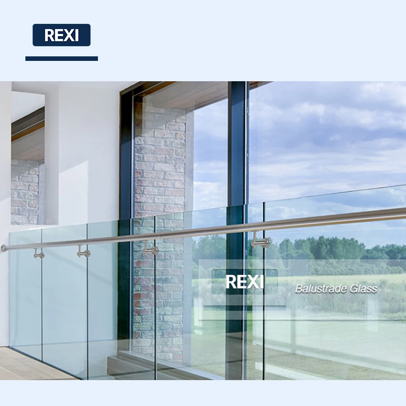 High Quality Modern Terrace Railing Design Glass Balustrade Frameless ...
