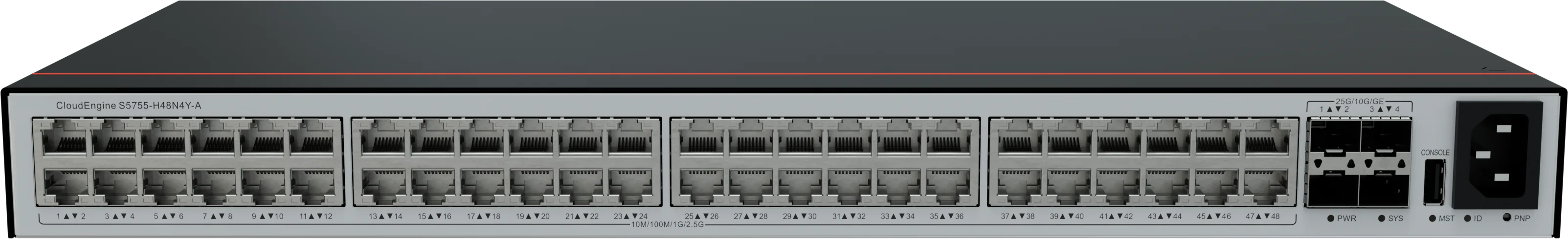 48 Port Smart Access Gigabit Ethernet Switch Support Poe S5755-h48n4y-a ...