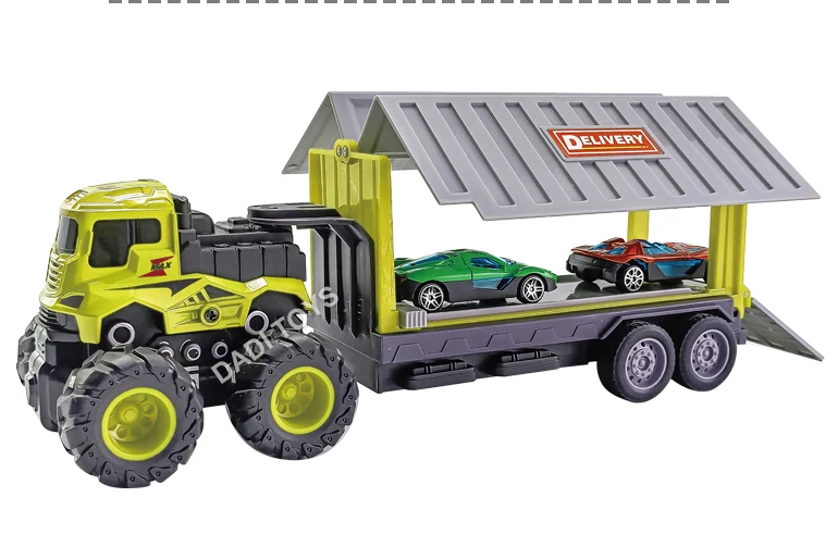 Die Cast Deformed Trailer Container Toy Multifunctional Alloy Toy ...