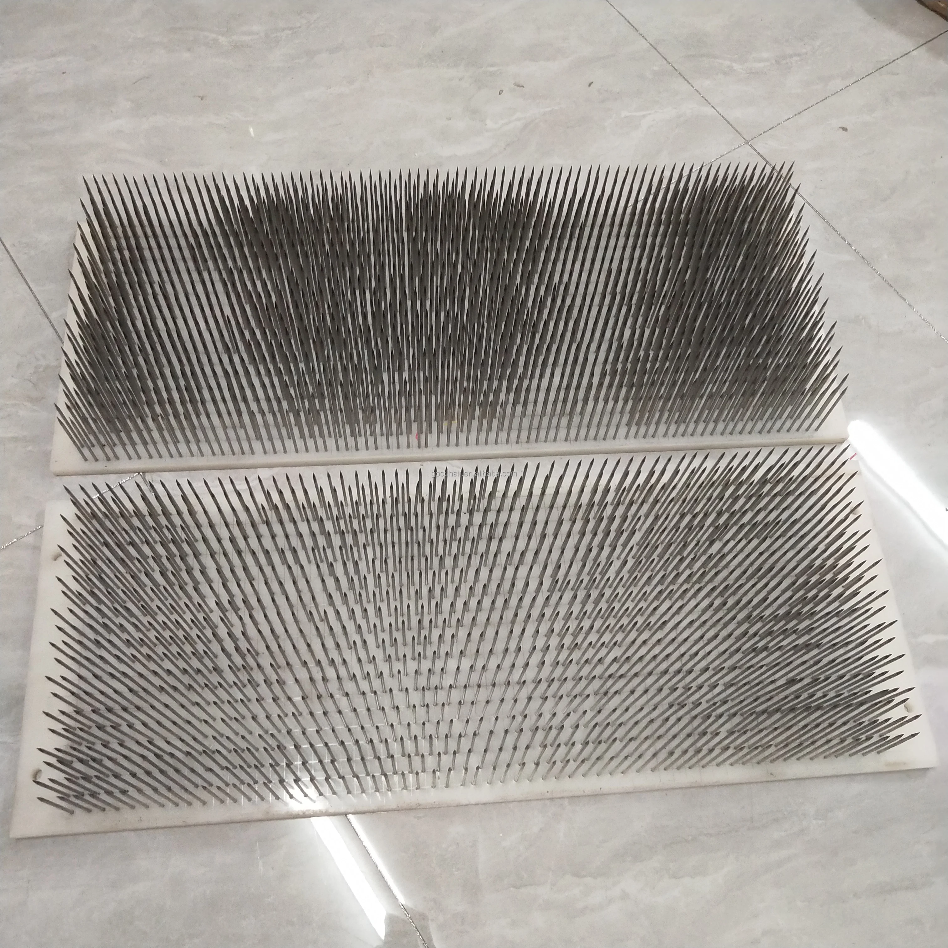 High-quality 60cm White Hair Hackle with 140 Needle Set