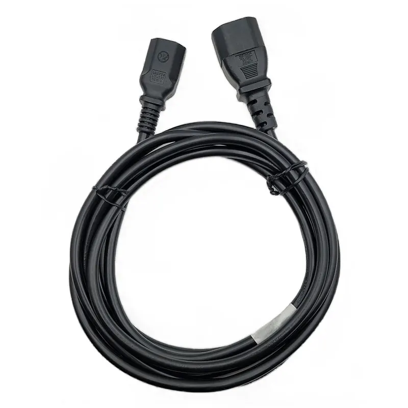Power Cable Assembly C13 C14 Connector Iec C13 Male to Female Iec C14 ...