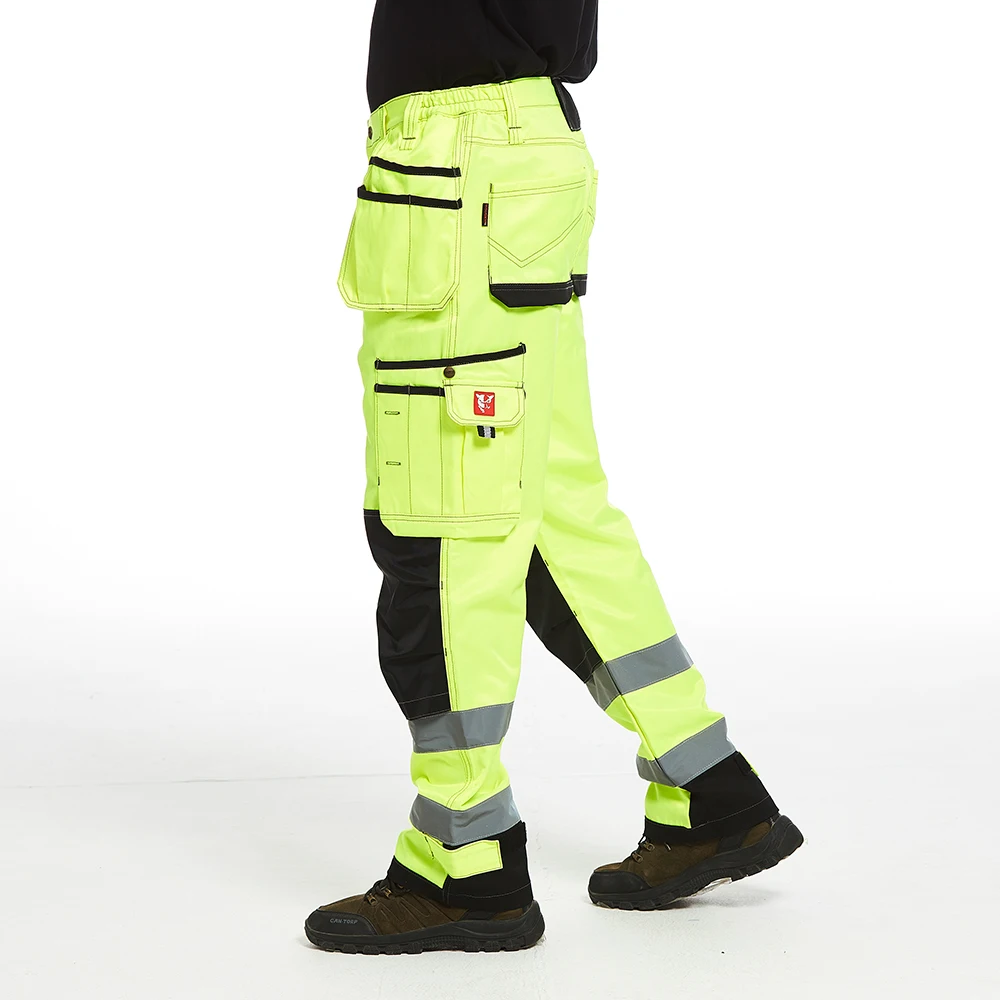Custom Cargo Work Pants Construction Safety Wear Multi Pocket Trousers ...