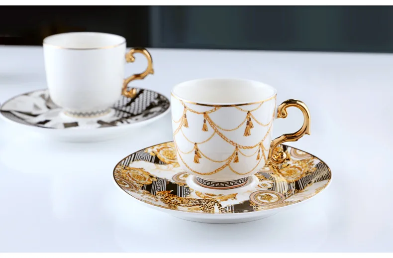 Luxury Set Of 6 Arabic Tea Cup And Saucer Espresso Cup Set - Buy Tea ...