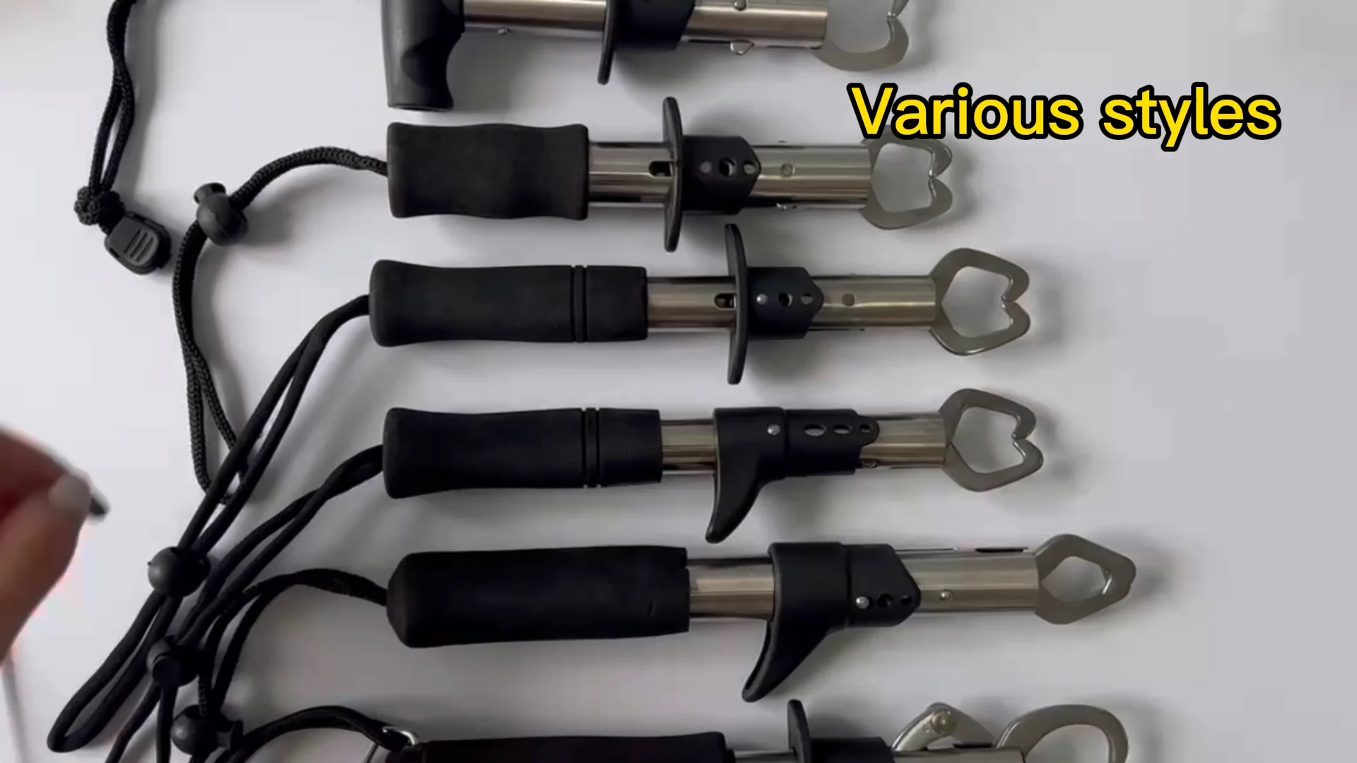 15kg Stainless Steel Fish Lip Grip Grabber Holder Tackle Eva Handle ...
