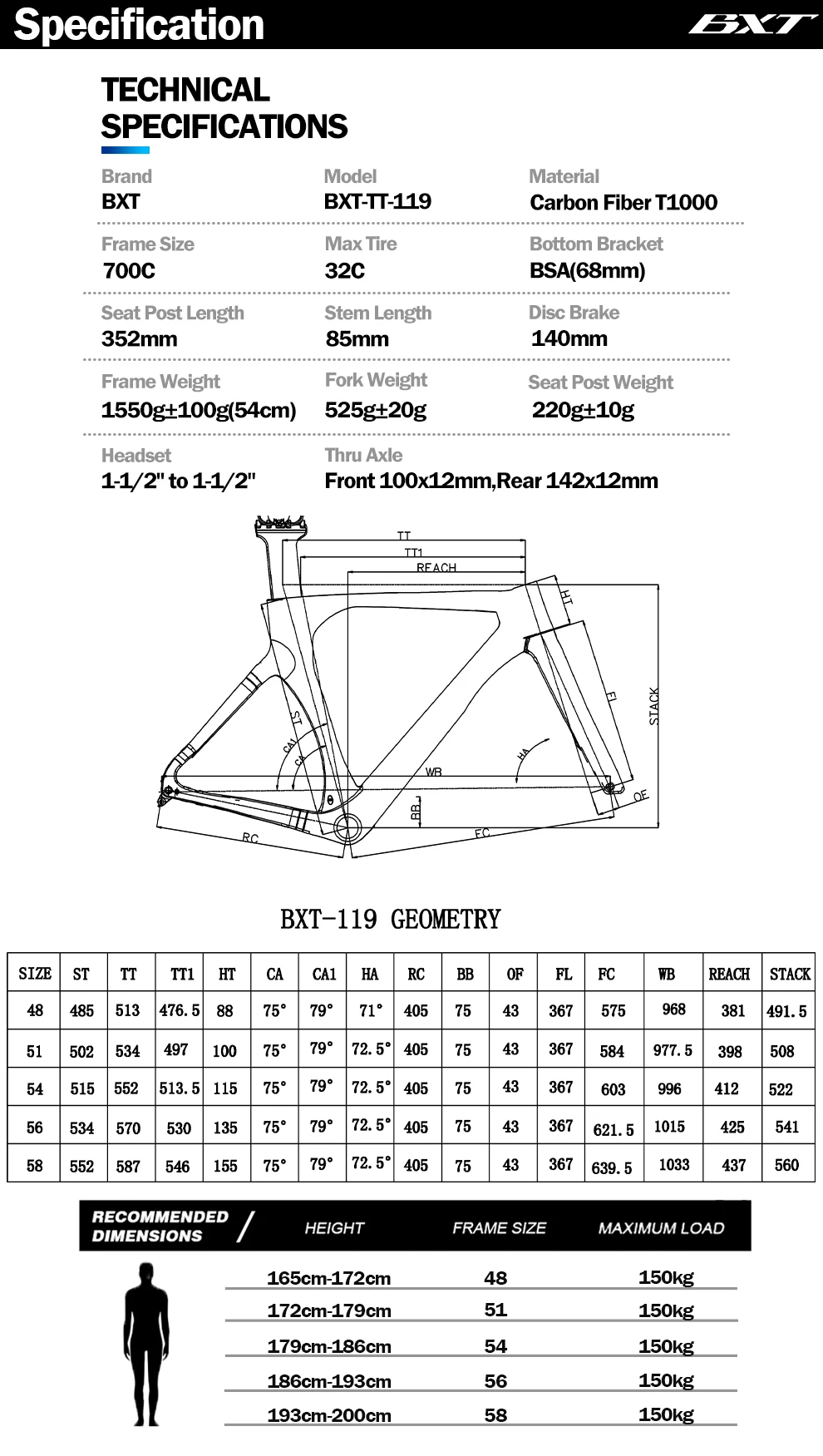 Carbon Time Trial Tt Frameset Disc China Factory Wholesale Oem ...