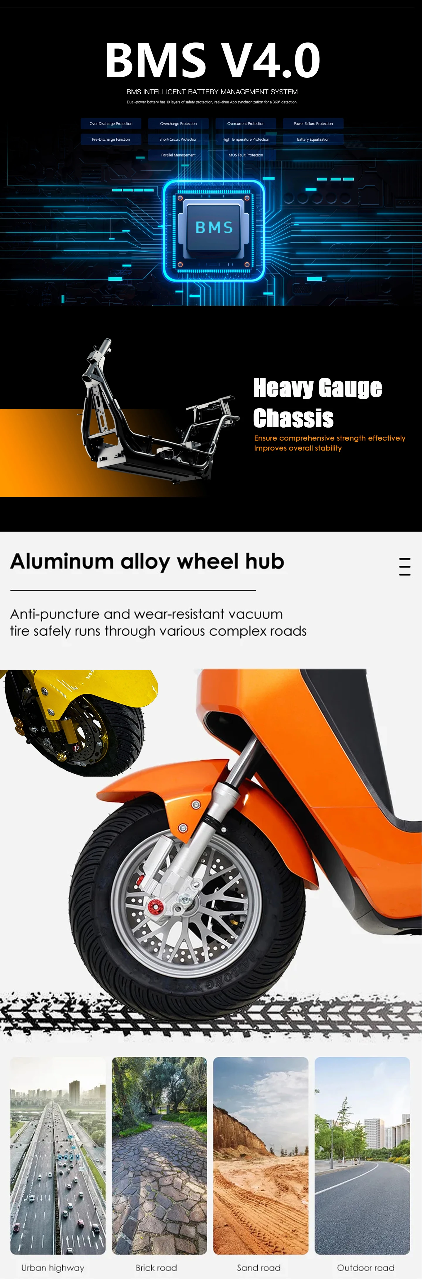 Keso 48v 8000w Electric Scooter Motorcycle Conversion Kit Street ...