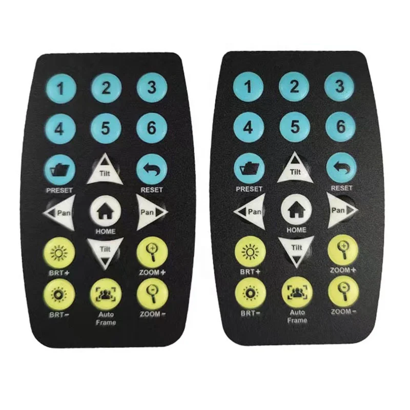 Custom Embossed Button Keyboard Sticker Durable Using Remote Controller ...