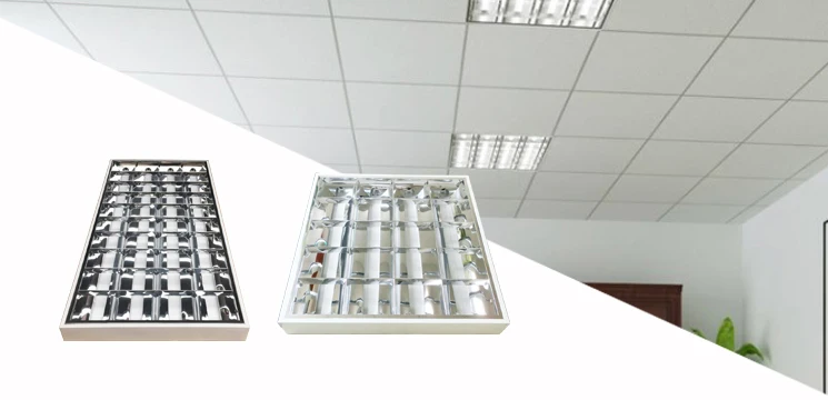 Efficient Lighting Solutions - Recessed Louver Troffer Fixtures