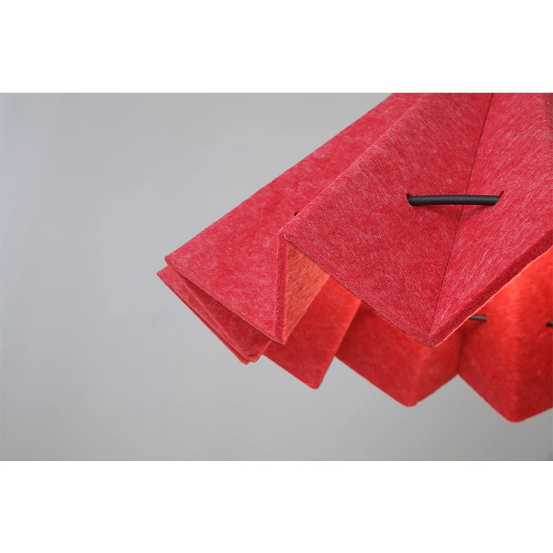 Commercial Lighting Decoration Lights Acoustic Felt Weave Shade Pendant ...