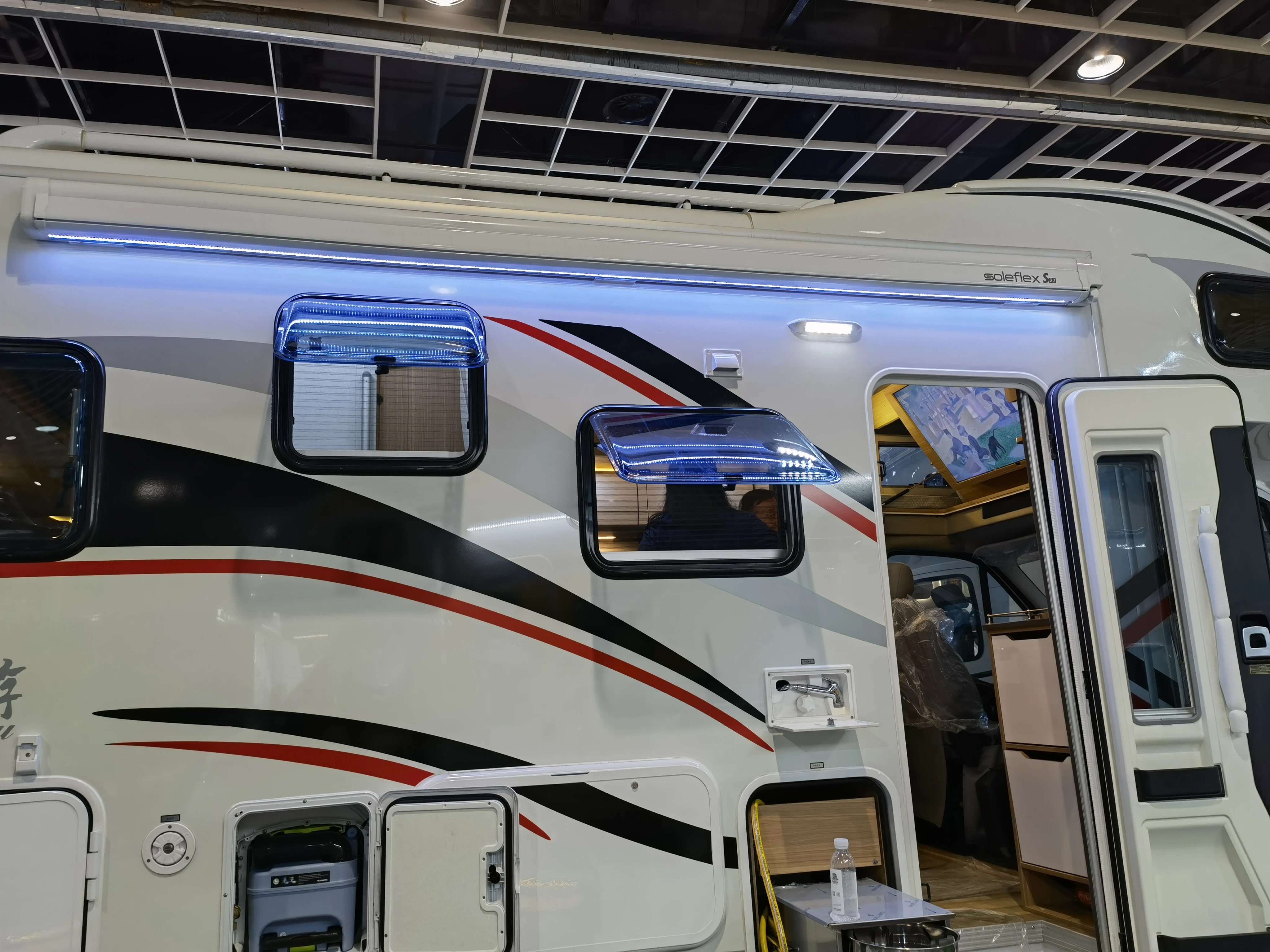 Soleflex S27L Durable RV Awning with LED Strip - 1 Year Warranty