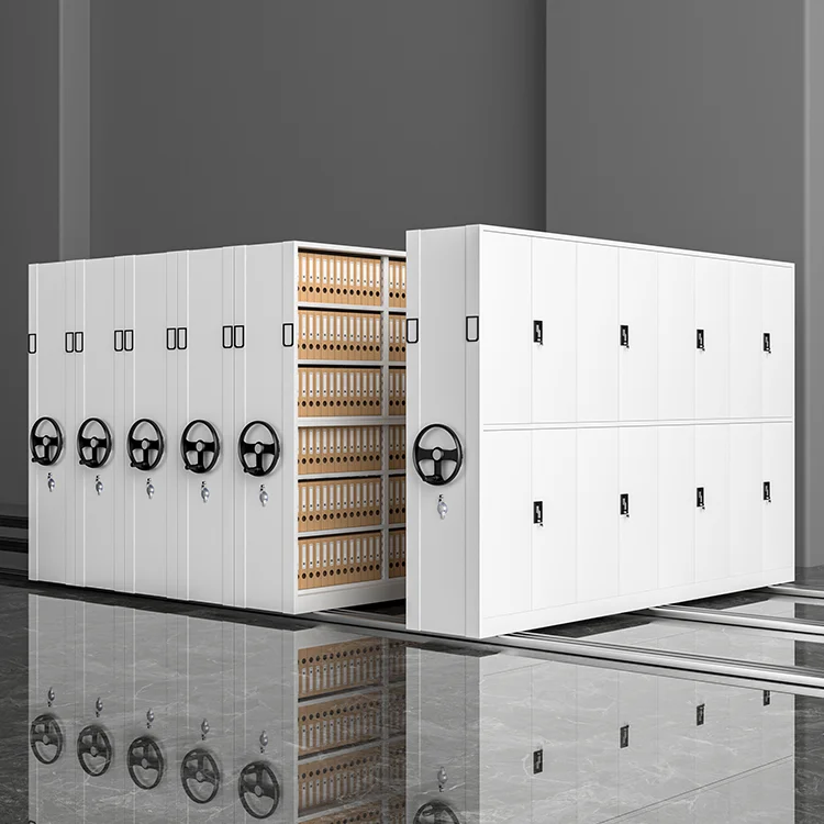 File Cabinet Compactor Mobile Shelving System Bulk File Cabinet With ...