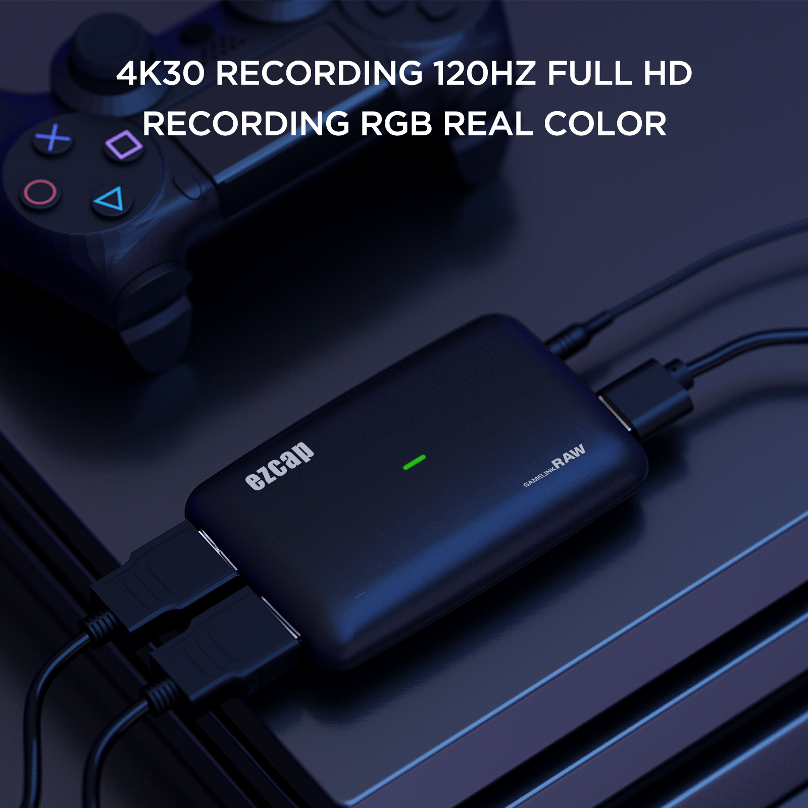 Ezcap Gamelink Raw - 4K30 HDMI Video Capture Box for Streaming