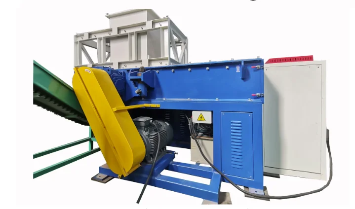 Pe Lump Single Shaft Shredder Machine Automatic Metallurgy Equipment ...