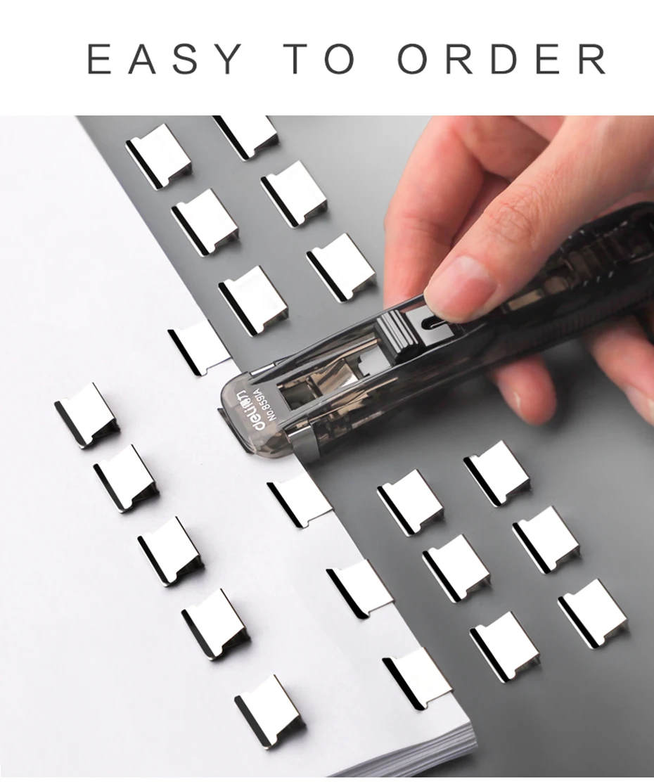 Deli 8591a Hand A4 Paper Clipper Fixer Stationery With Refills Metal ...