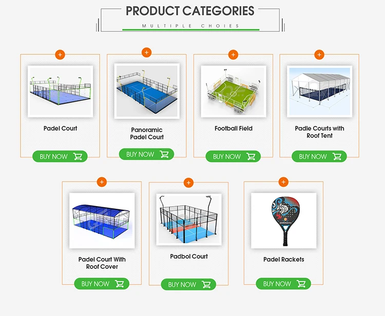 Custom Padel Court with Roof - Durable Outdoor Solution