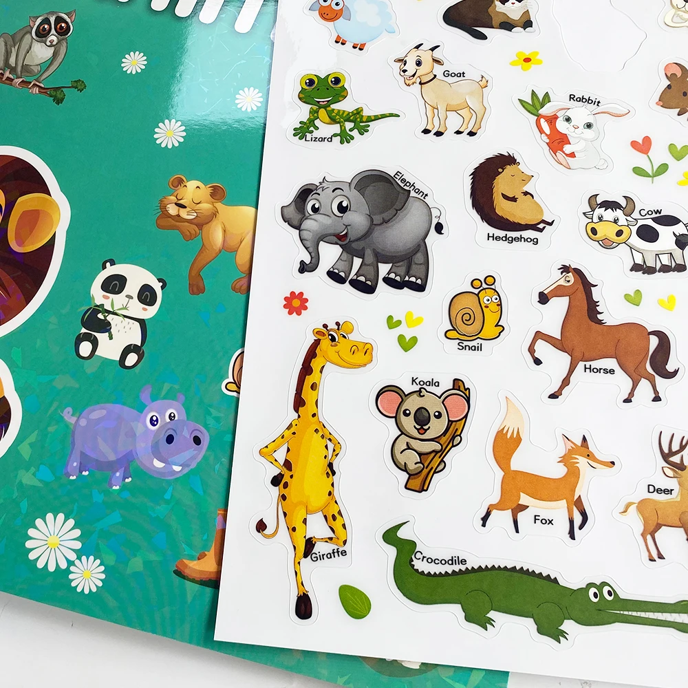 Reusable Sticker Books for Kids - Fun & Education