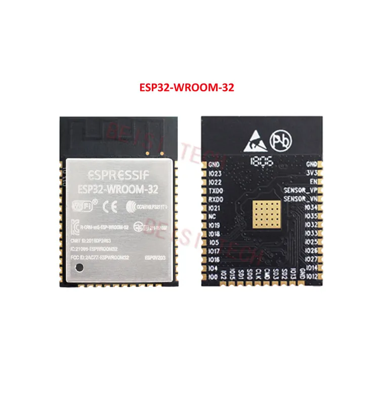ESP32-WROOM-32/32D/32E/32U - Dual-Core Wifi & Bluetooth MCU