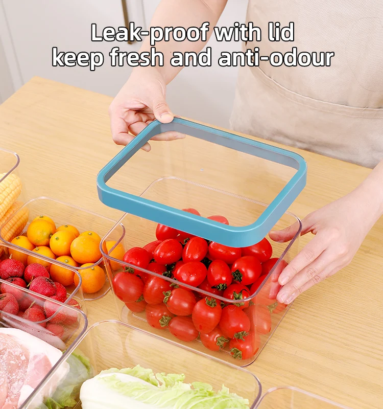 Transparent Food Storage Container BPA Free Plastic Clear Food ...