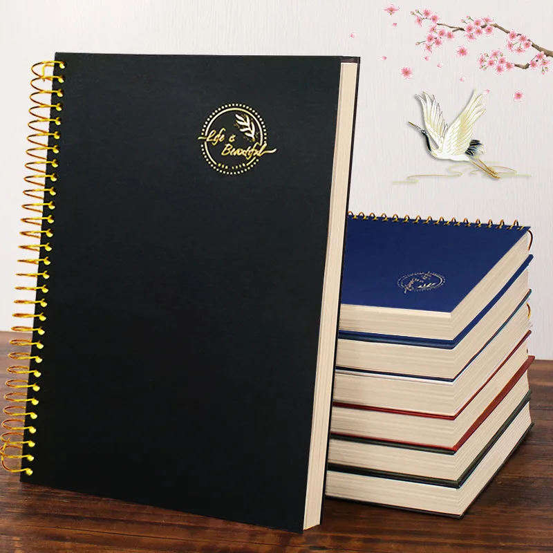 Wholesale Pink Customizable Thicken Spiral Journal 16k Notebook School ...