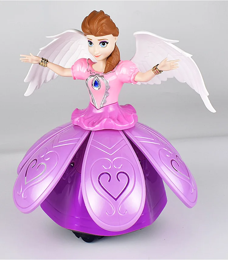 Princess Rotating Electric Toy - Beautiful Fairy Lights