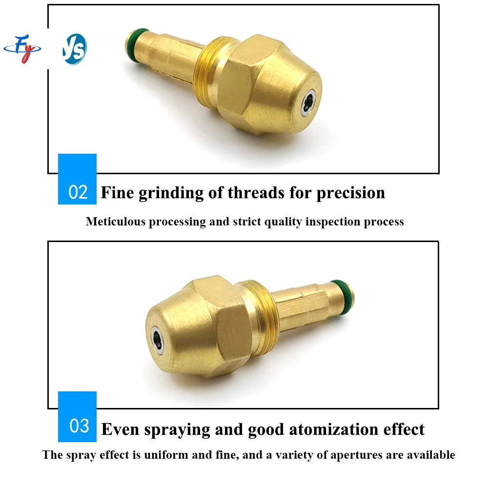 Boiler Combustion Siphon Cone Spray Nozzle Waste Oil and Diesel Heavy ...