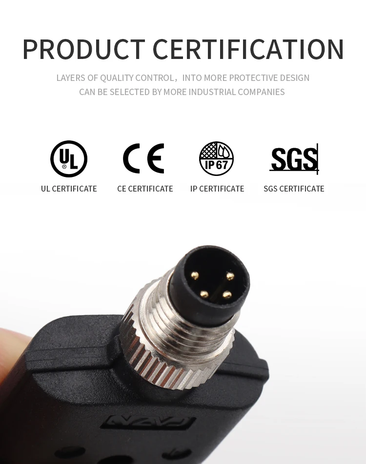 High Quality M8 Adapters 3 4 5 6 8 Pin Cores T Type Pss A Code Adapter ...