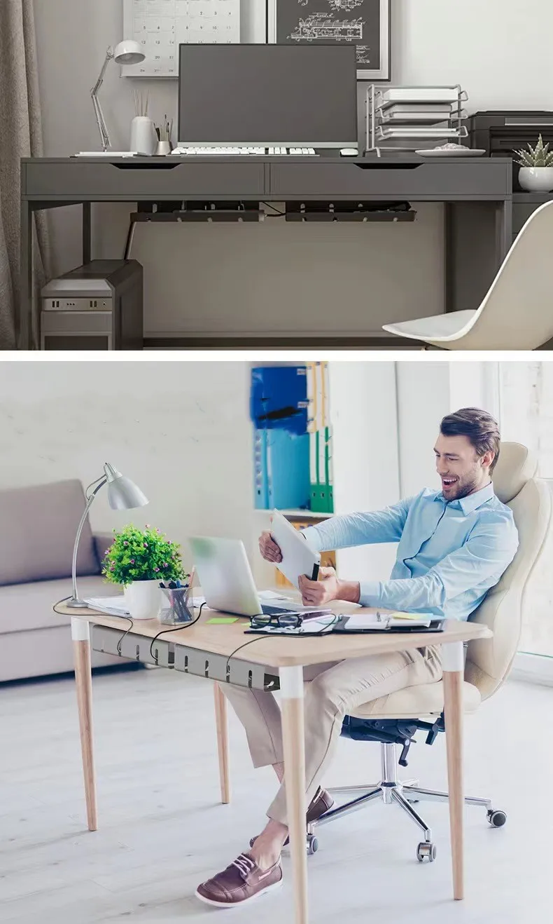 Carbon Steel Flexible Electrical Under Desk Cable Trays For Office ...