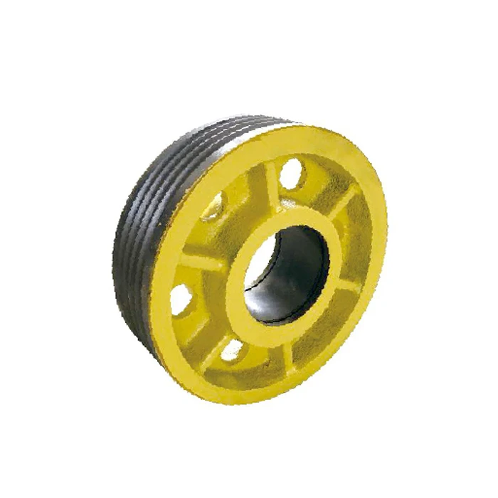 Cast Iron Elevator Deflector Pulley Sheave with Bearing Essential Drive ...