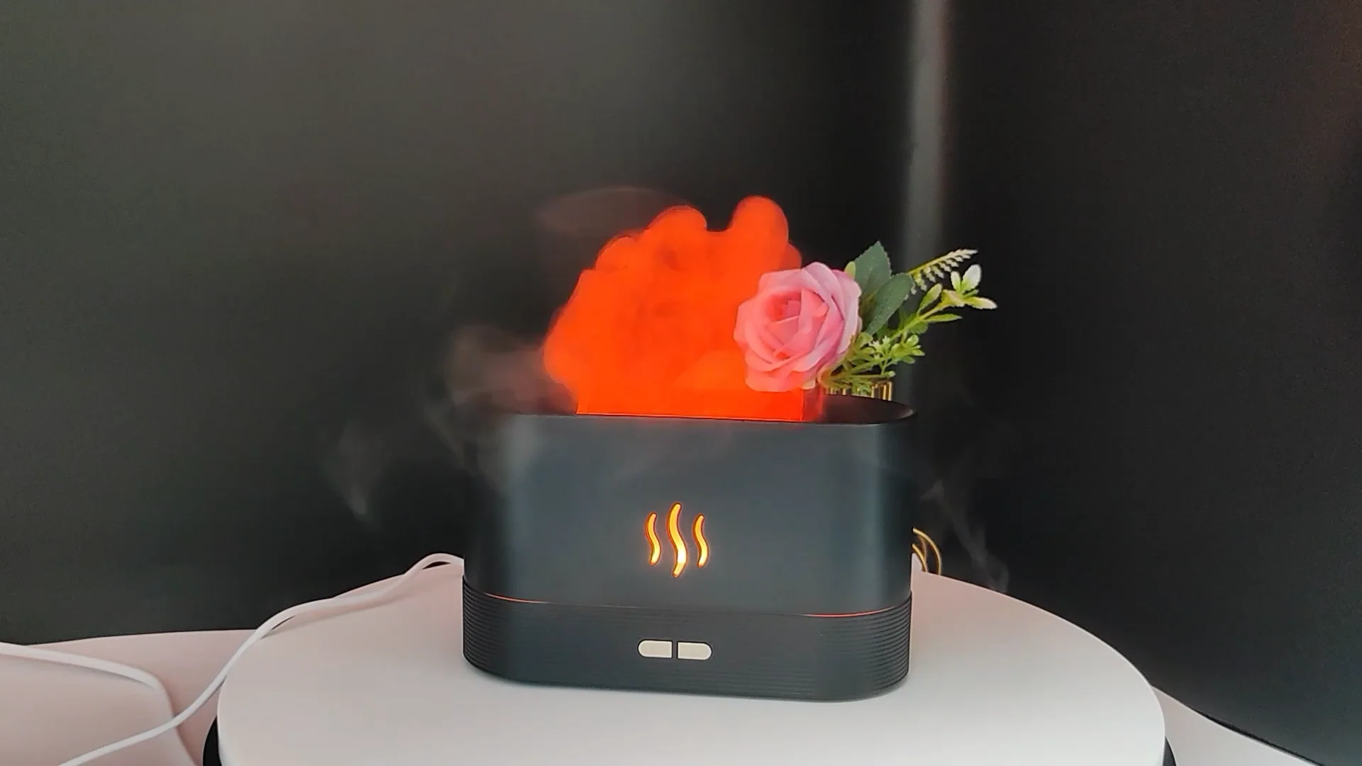 180ml 3d Fire Ultrasonic Essential Oil Diffuser 2022 Wholesale Electric ...