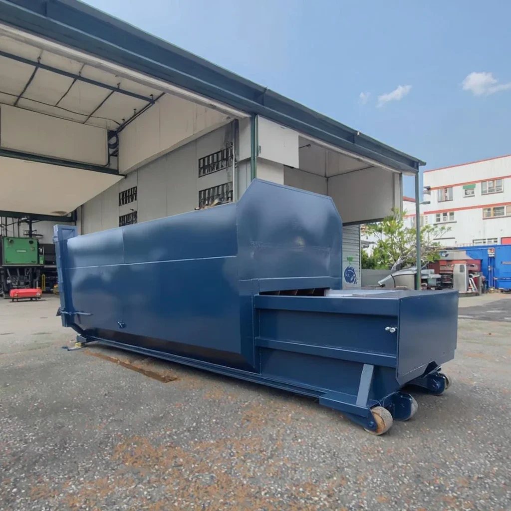 Garbage Compactor for Restaurant Food Waste CE Certified Q235 Steel ...
