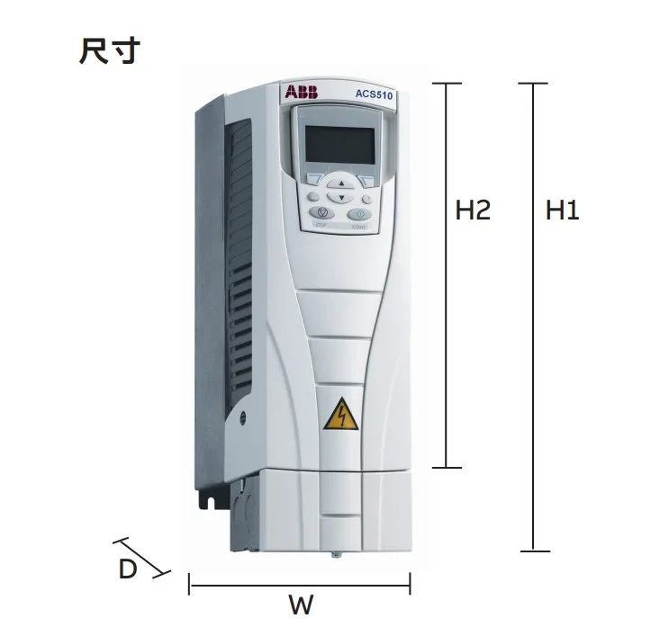 For Abb Original Acs510 Series Inverter Acs510-01-09a4-4 4kw Input Three-phase 380v-480v Special ...